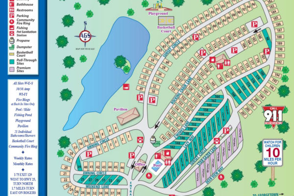 Facilities/Map » Whispering Hills RV Park